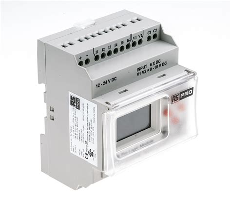 Rs Pro Logic Module 12 → 24 V Dc Supply Digital Relay Output 8 Input Analogue Digital