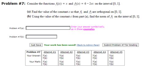 Solved Problem 7 Consider The Functions F1 X X And Chegg Com