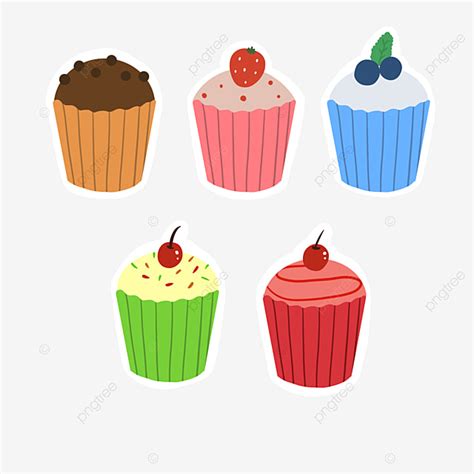 맛있는 컵 일러스트 케이크 귀여운 스티커 케이크 맛있는 컵 케이크 컵케익 스티커 Png 일러스트 및 Psd 이미지 무료 다운로드 Pngtree