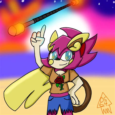 Rosie The Hedgehog Rosechu Redesign By Orangesquidy64 On Deviantart