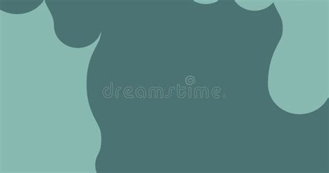 Animation Of Abstract Curved Field Background Of Turquoise Gradation
