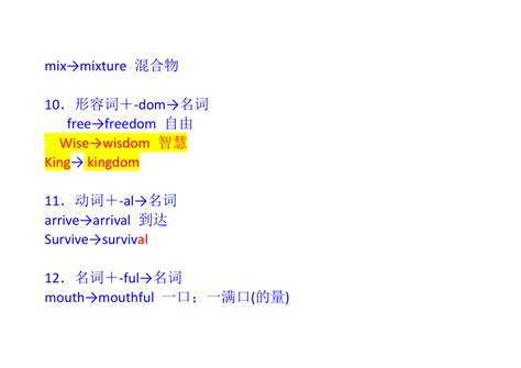 高中英语常见构词法素材 21世纪教育网