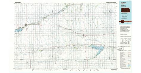 1985 Map Of Norton Ks — High Res Pastmaps