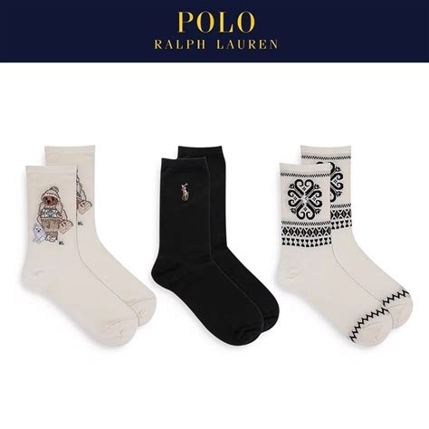 폴로랄프로렌 여성 양말 세트 폴로 양말 상품 상세 크로켓