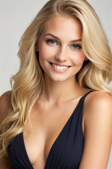 Beautiful Woman Sultry Smile Image Created By Tensorart