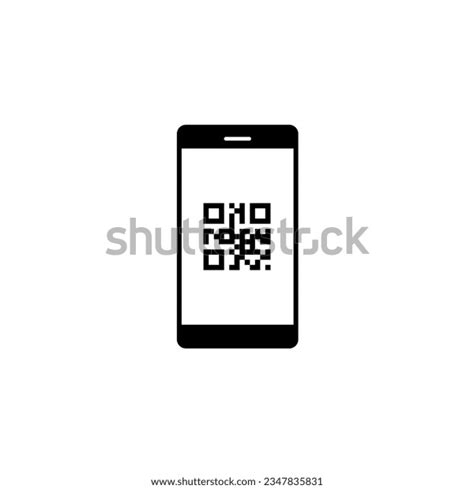 Sample Qr Code Mobile Phone Vector Stock Vector Royalty Free
