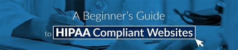 A Beginners Guide To Hipaa Compliant Websites Full Media Healthcare
