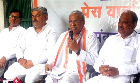 New Delhi Vhp General Secretary Surendra Jain Addresses A Press