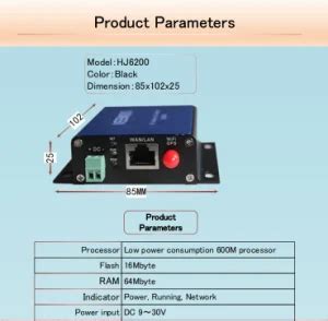Industrial 4G DTU Linux 4G LAN WiFi VPN Router With Serial RS232 RS485