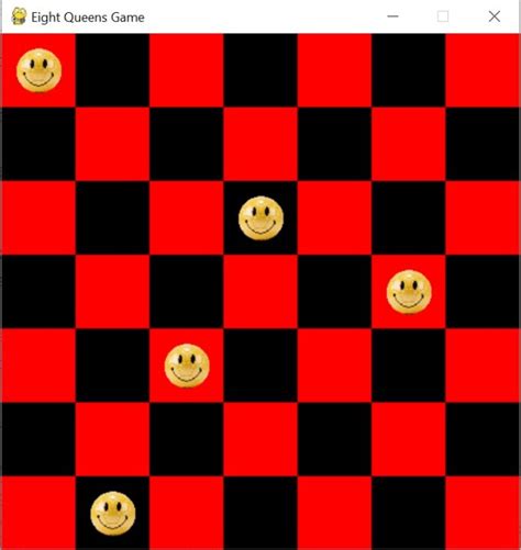 Design Puzzle Game “eight Queens” With Pygame A Detailed Code