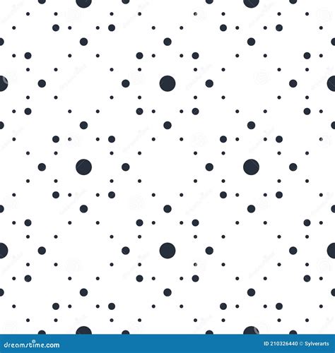 Seamless Crossed Dots Lines Geometric Pattern Abstract Minimal Vector Background With Cross