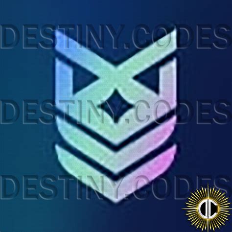 Gds 89 Emblem Code Destinycodes By Focusedlight