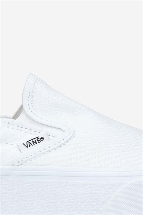 Vans Plimsolls Classic Slip On Stackf V White Color Buy On Prm