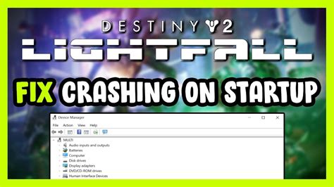 How To Fix Destiny 2 Lightfall Crashing On Startup Youtube