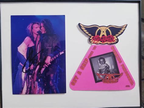 Aerosmith Steven Tyler Signed Autographed 3x5 Inch Photo Vip Pass