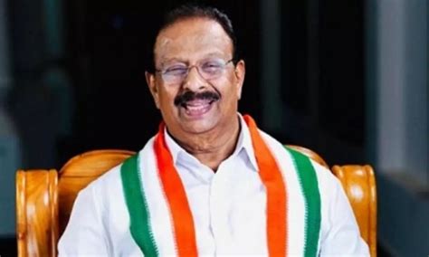 Kpcc Chief K Sudhakaran Set To Visit Us For Treatment