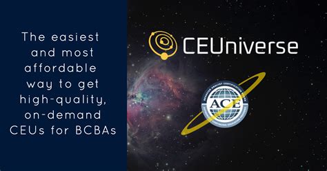Bcba Ceus Online And Awesome Ceuniverse