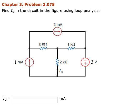 Solved Chapter 3 Problem 3 078 Find Io In The Circuit In Chegg