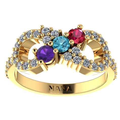 Mothers Infinity Ring Mamas Jewelry