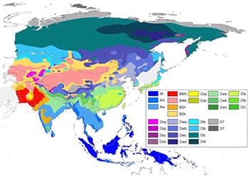 Climate Of South Southwest And Southeast Asia Map And Types Lesson