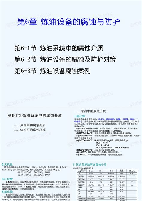 炼油化工设备的腐蚀与防护qwwPPT模板下载 编号lerbryxm 熊猫办公