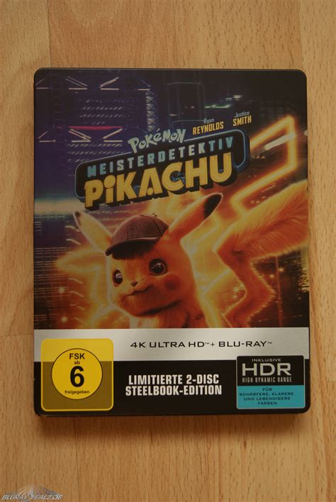 Fotos Pokémon Meisterdetektiv Pikachu 4K UHD 2D Steelbook Blu ray