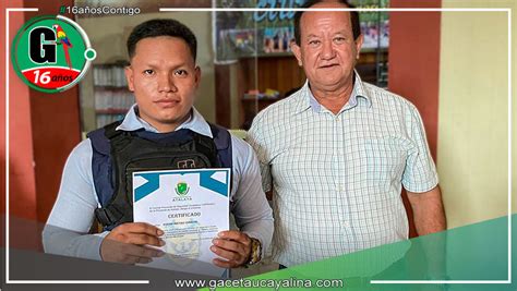 Alcalde De Atalaya Agradece El Compromiso Del Cuerpo De Serenazgo En La Seguridad Ciudadana