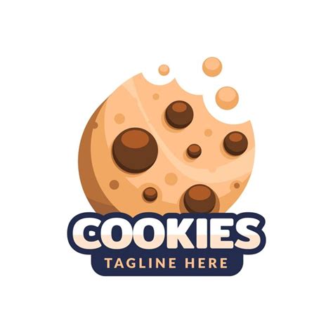 Free Vector Cookies Logo Design Template