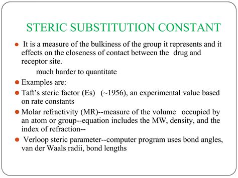 Quantitative Structure Activity Relationship Pptx Quantitative Structure Activity Relationship Pptx