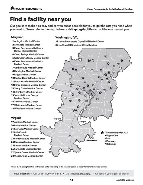 Kaiser Permanente Locations In California Map Free Printable Maps
