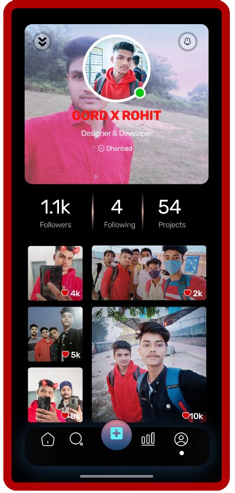Social Media Profile Card Figma