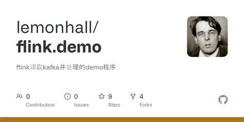 GitHub lemonhall flink demo flink读取kafka并处理的demo程序