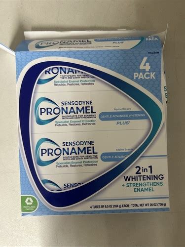 Sensodyne Pronamel Gentle Advanced Whitening Plus Toothpaste 4 Packs 6