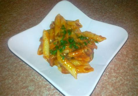 Makaron Penne Z Sosem Pomidorowym I Boczkiem DoradcaSmaku Pl
