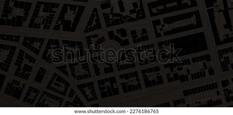 Urban Planning Territory Cadastral Map Boundaries Stock Illustration