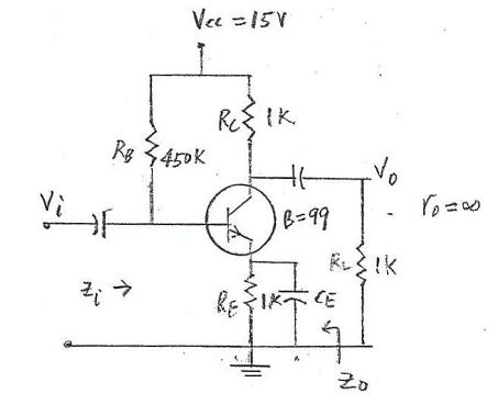Solved The Value Of Output Impedance Zo Is Chegg