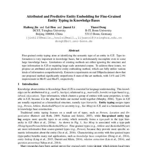 Attributed And Predictive Entity Embedding For Fine Grained Entity Typing In Knowledge Bases