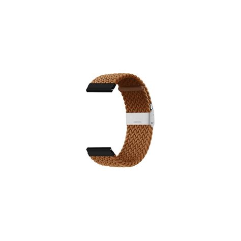 Flettet Elastik Armbånd Garmin VivoActive 4 Brun Elgiganten