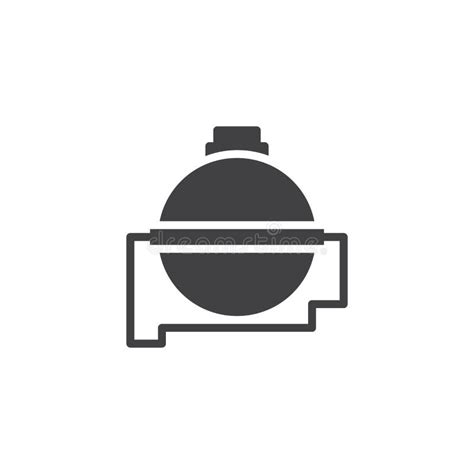 Icono Del Vector Del Frasco De Agua Ilustración del Vector Ilustración de vector cantina