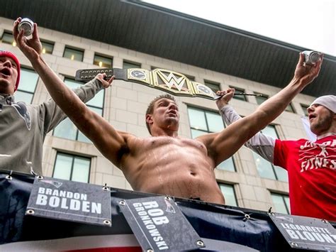 Photos Patriots Te Rob Gronkowski Enjoying Himself At Super Bowl