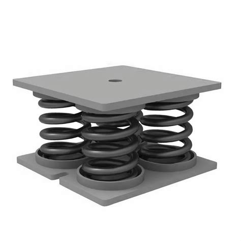 Mild Steel Open Spring Isolator Size 12 X 12 Inch Lxw Height 99