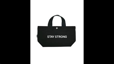 Stay Strong 스테이스트롱 메인로고 X Unstoppable 언스탑퍼블 미드백추천 미니에코백 미니토트백 데님백