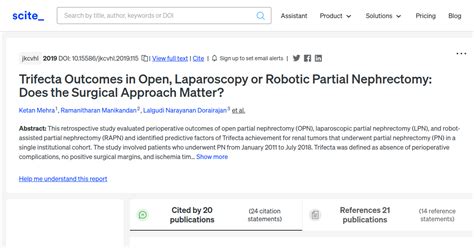 Trifecta Outcomes In Open Laparoscopy Or Robotic Partial Nephrectomy
