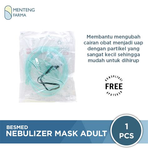 Masker Nebulizer Adult Masker Uap Dewasa Apotek
