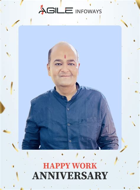 Workanniversary Congratulations Success Work Agileinfoways Hr