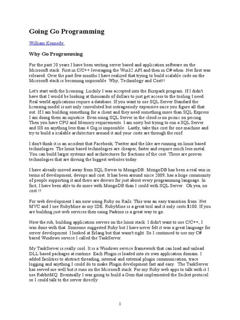 Going Go Programming Pdf Finder Software Operating System