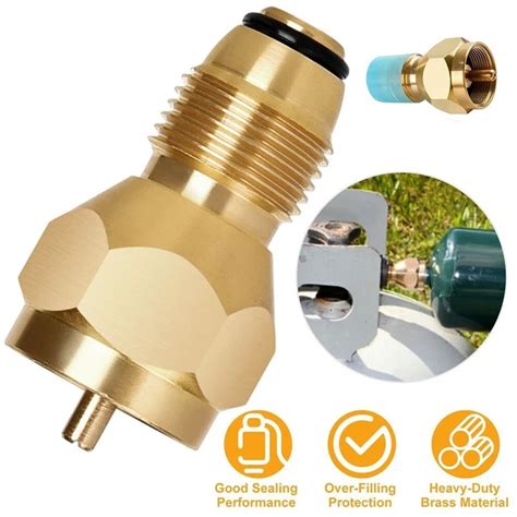 CAMPING PROPANE RECHARGES Adaptateur LP Gaz Cylindre Tank Coupleur