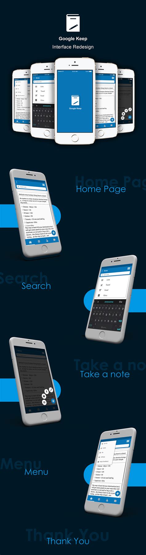 Google Keep App Redesign UI Design On Behance