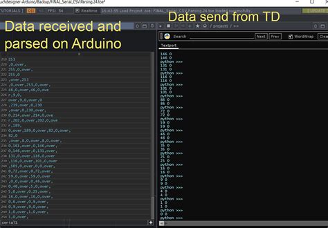 TouchDesigner To Arduino Serial Communication General TouchDesigner
