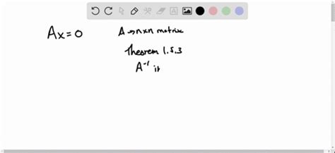 SOLVED Prove That If A Homogeneous System Of Linear Equations Has A Nontrivial Solution Then It